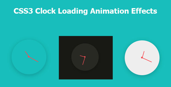 CSS - Animacje i efekty - CSS3 Clock Loading Animation Effects CSS - Animacje i efekty - CSS3 Clock Loading Animation Effects